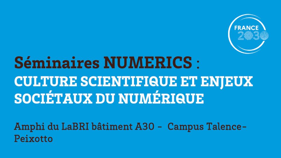 Numerics - Programme des seminaires 2023 - 2024